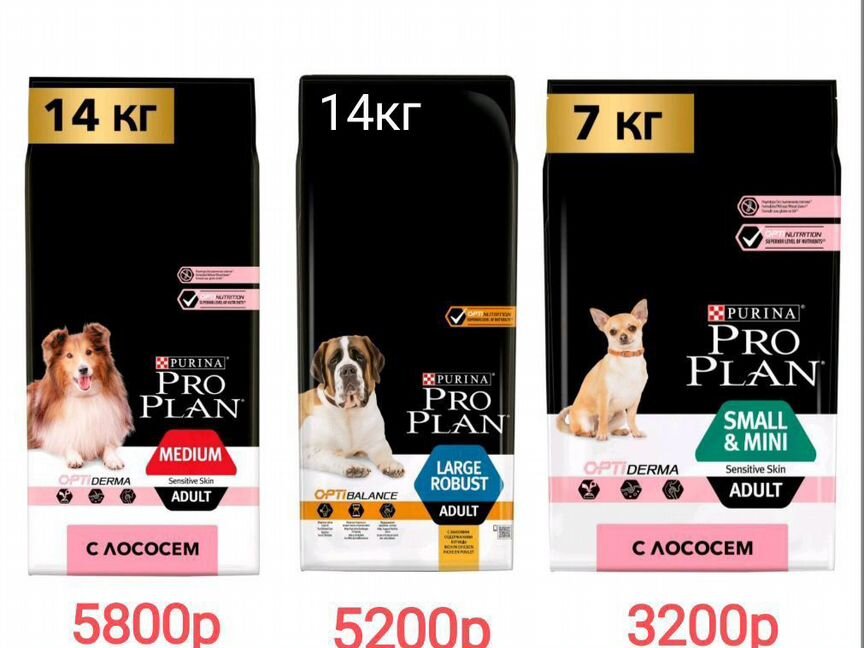 Сухой корм для собак Pro Plan