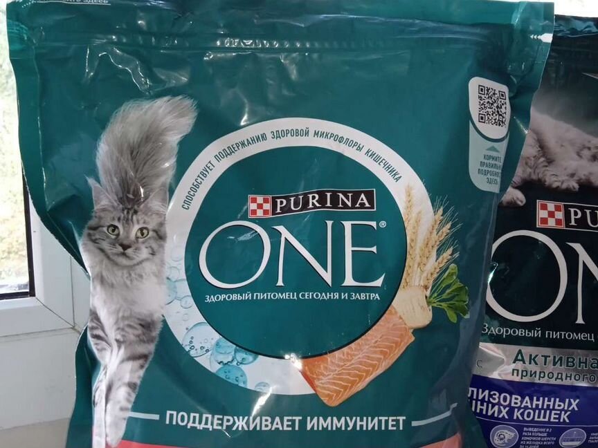 Корм для кошек purina one, Felix, whiskas 1,5кг