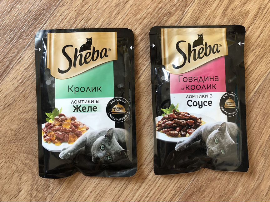 Корм для кошек Шеба Sheba кролик и говядина