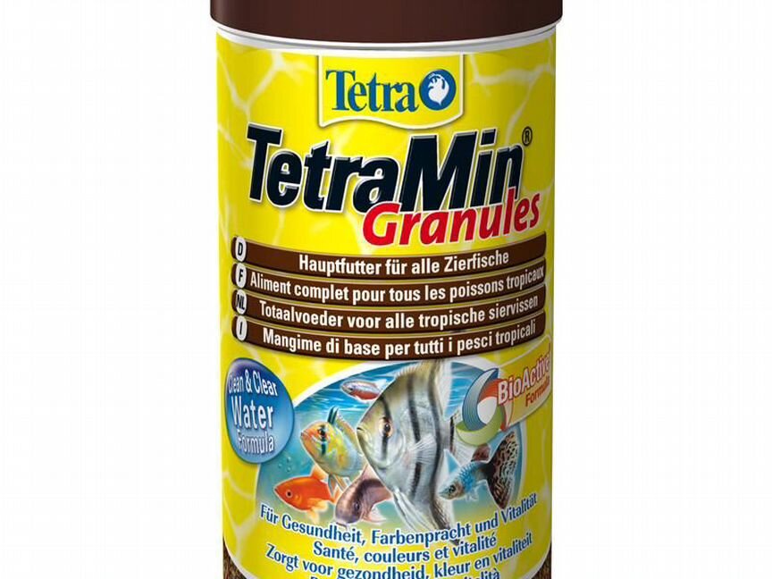 Tetra Min Granules 500мл Корм для всех видов рыб г