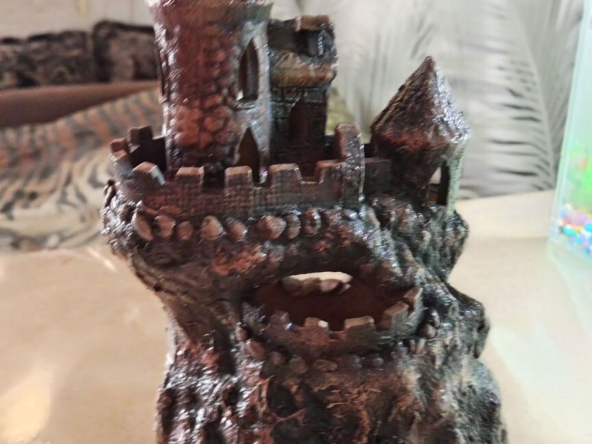 Грот замок для аквариума