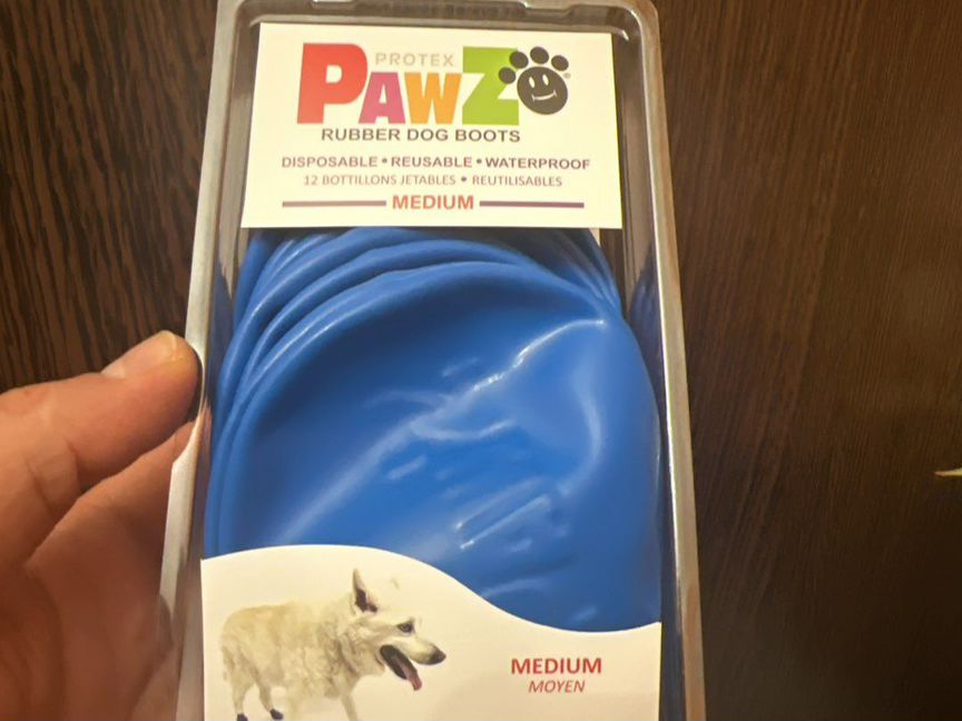 Pawz rubber dog boots, ботинки для собак Medium
