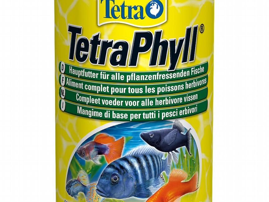 Tetra Phyll Granulat 250мл Корм для всех видов рыб