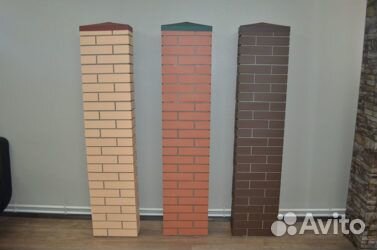 Пластиковая имитация кирпичного столба купить в Краснодаре | Товары для ...