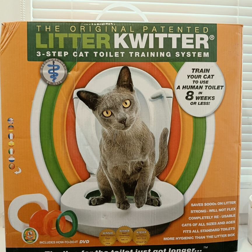 Система приучения котов и кошек к унитазу