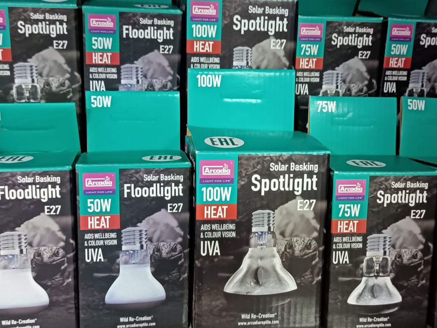 Лампы для обогрева рептилий под патрон Е27