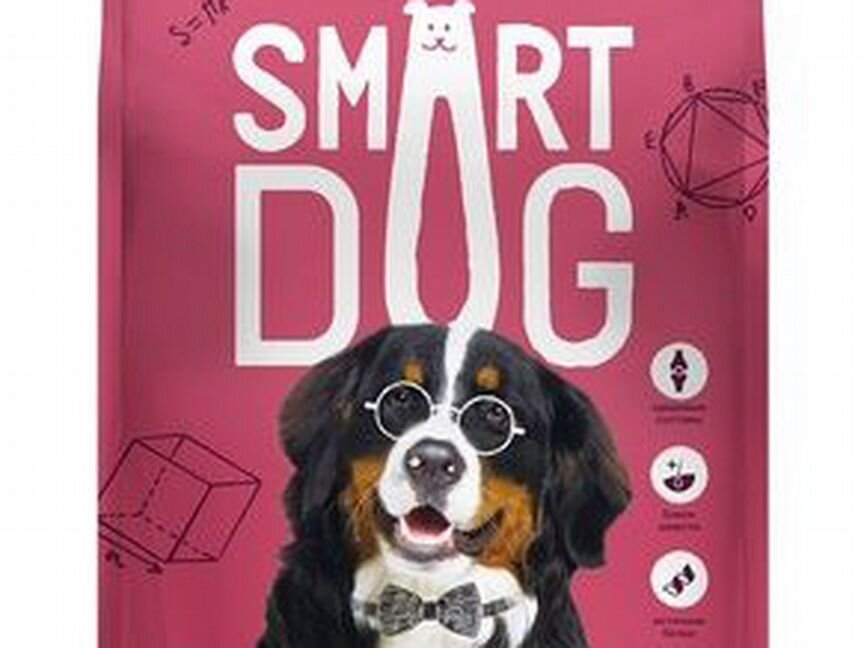 Smart Dog сухой корм Для взрослых собак, 18 кг