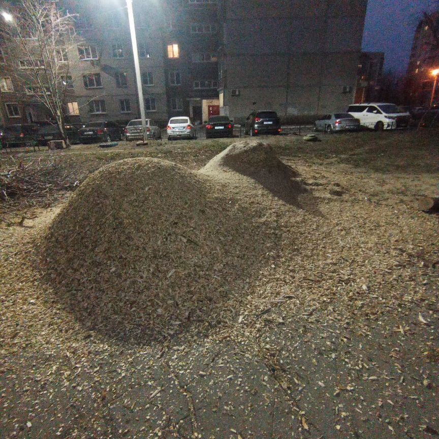 Опилки щепа