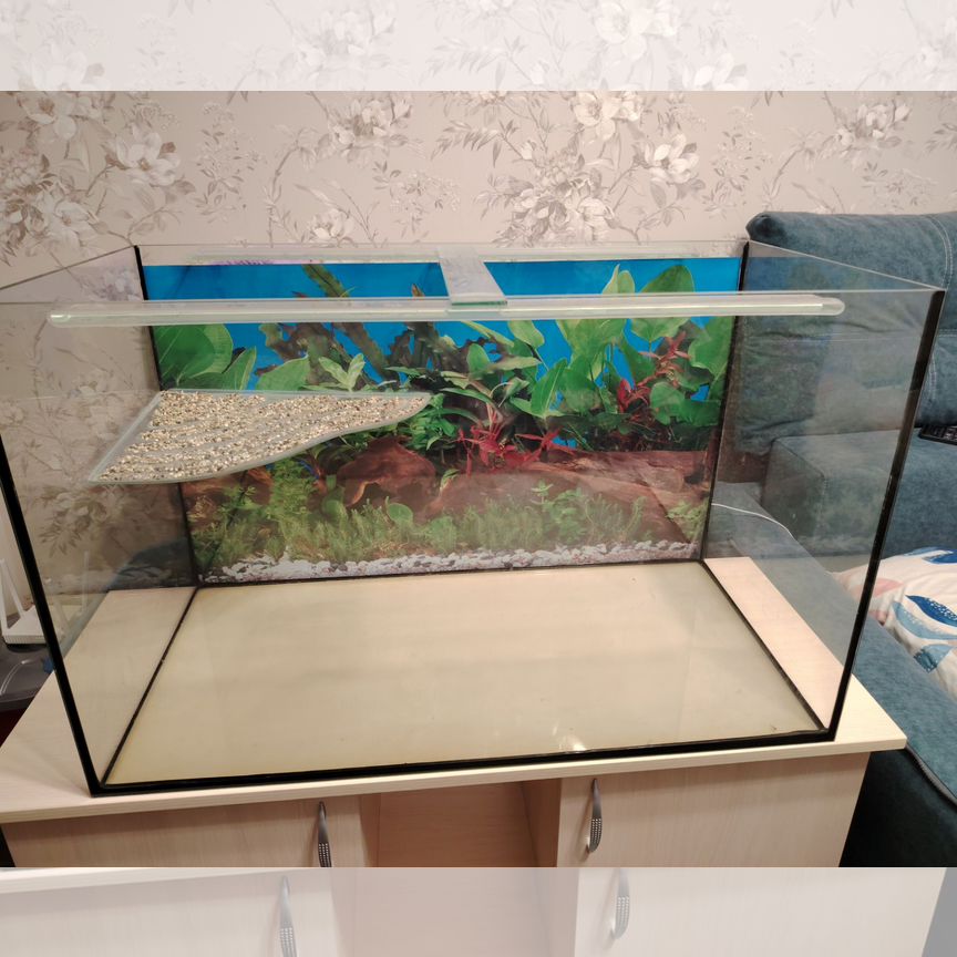 Аквариум с тумбой бу