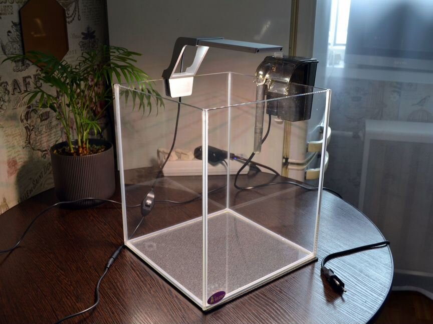 Аквариум куб Gloxy