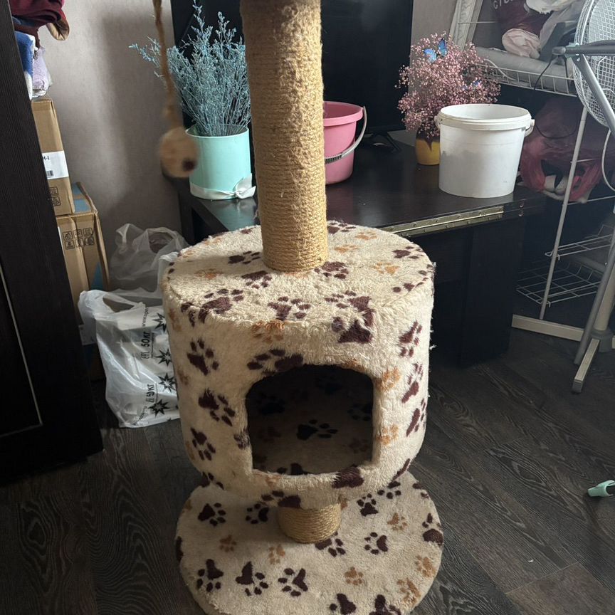 Когтеточка домик для кошки