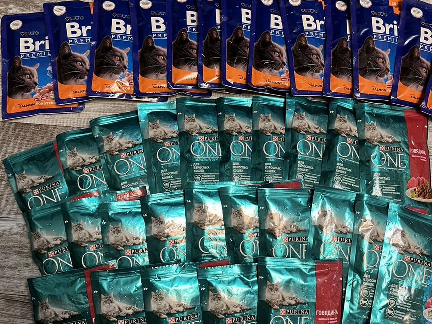 Корм Purina One,Brit