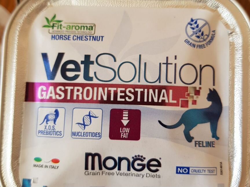 Влажный корм для кошек Monge Gastrointestinal