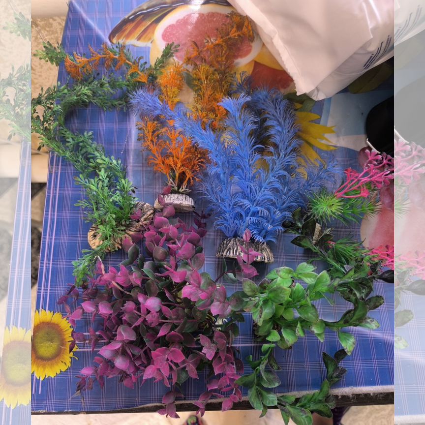 Искусственные водоросли для аквариума