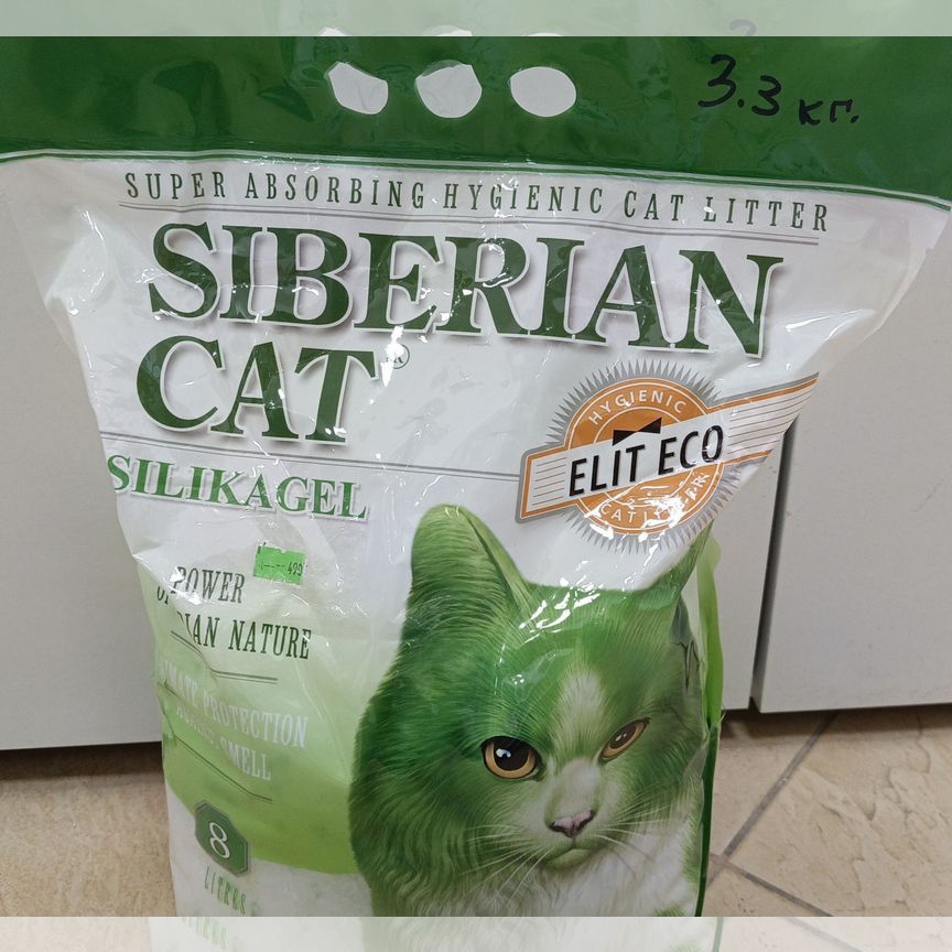 Наполнитель силикагелевый 3,3 кг