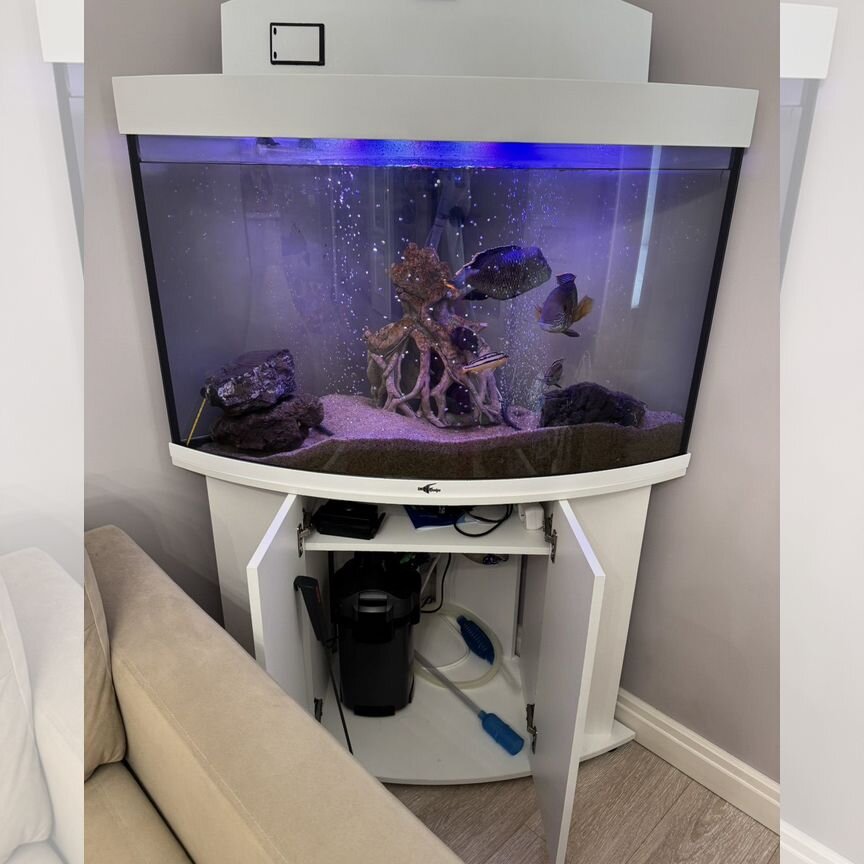 Аквариум с тумбой 180л