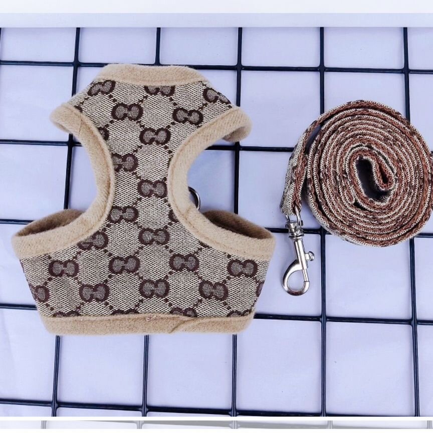 Шлейка для собаки gucci вещи для собак