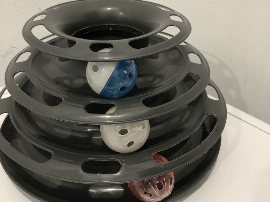 Пирамида игра для кошки / игрушки для животных