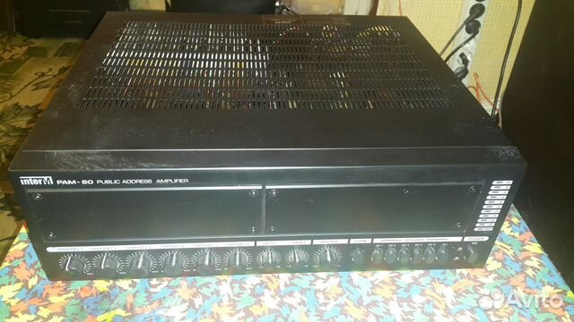 Усилитель InterM pam-60 public address amplifier купить в Москве | Электроника | Авито