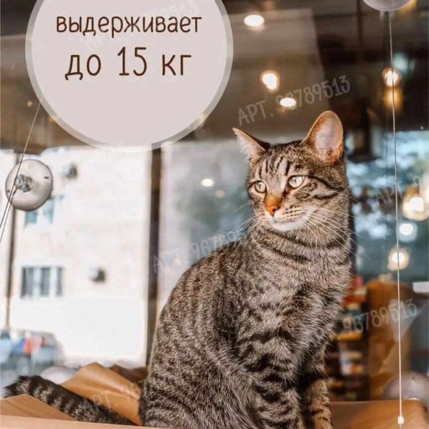 Гамак для кошек на окно