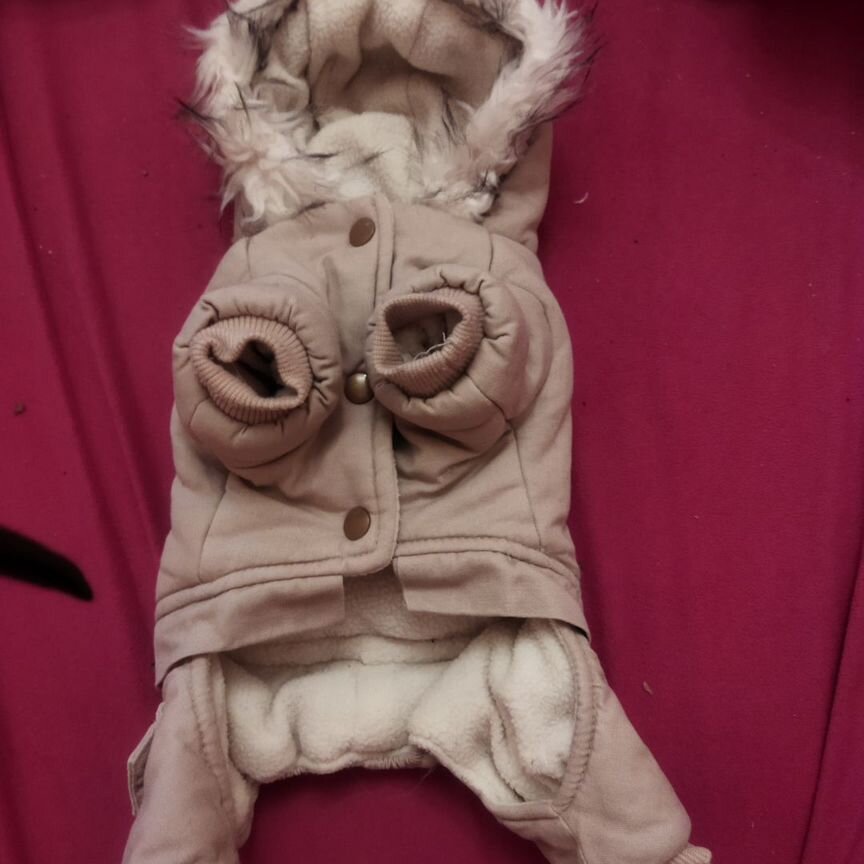 Зимняя куртка для маленьких собак