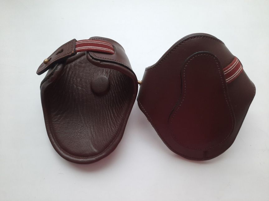 Ногавки для лошади кожаные зад