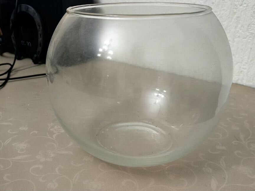 Стеклянный шар аквариум 5 л