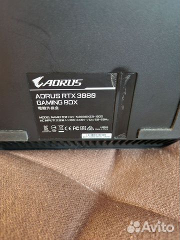 Rtx 3080 aorus gaming box купить в Москве | Электроника | Авито