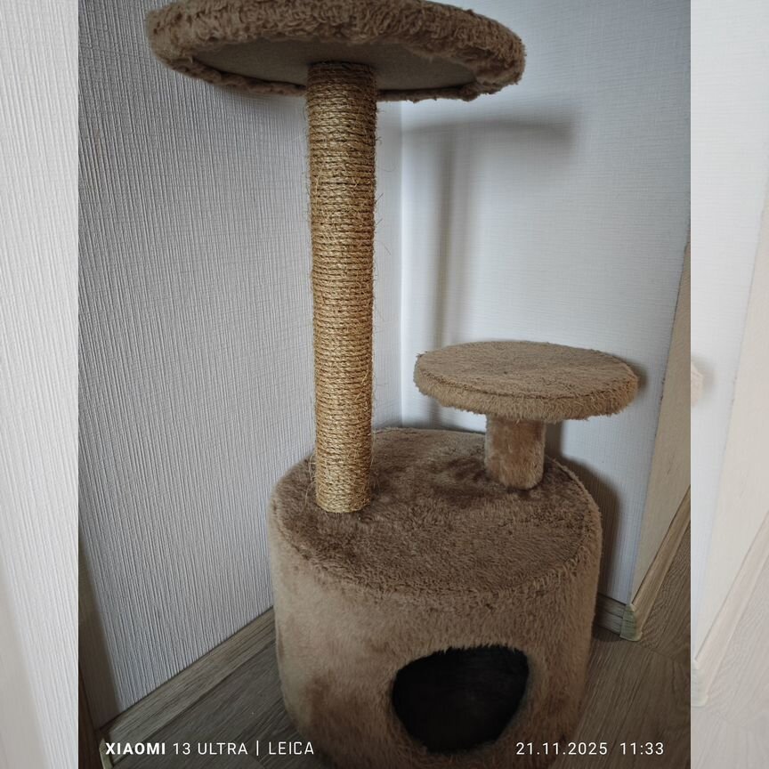 Когтеточка домик для кошки