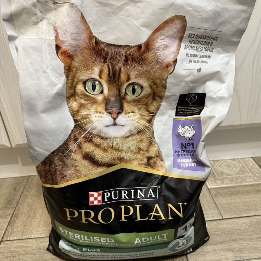 Корм для кошек purina pro plan sterilisied 6 кг