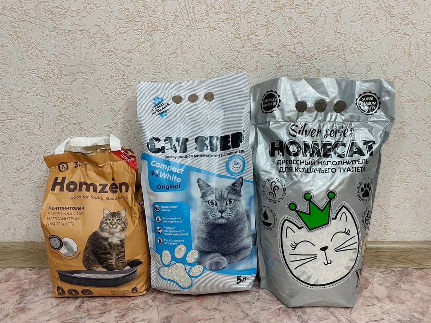 Наполнитель для кошачьего туалета Cat Step Homzen