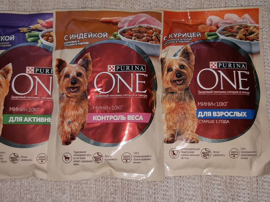 Корм влажный для собак мелких пород Purina One