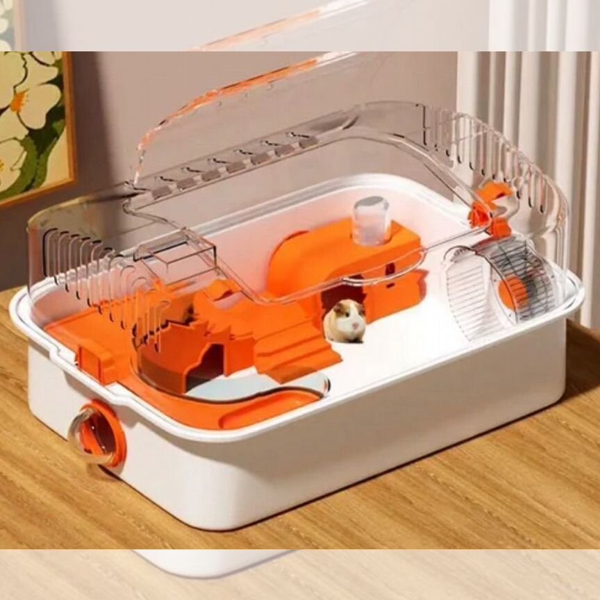 Клетка для хомяка новая с развлечениями