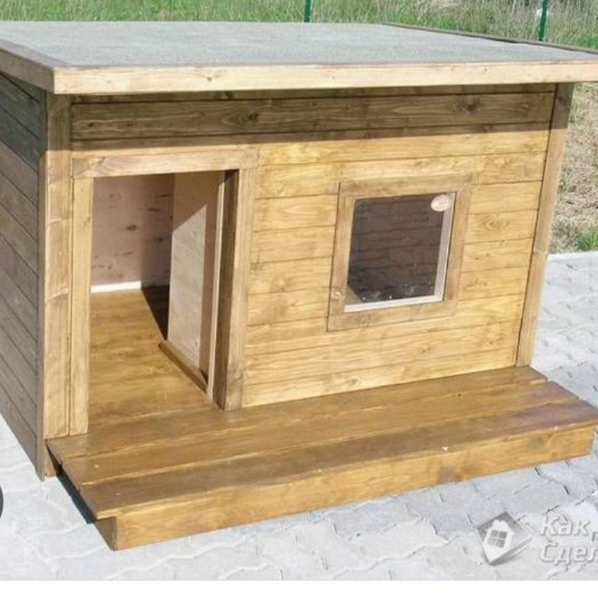 Будка для собаки утепленная с тамбуром