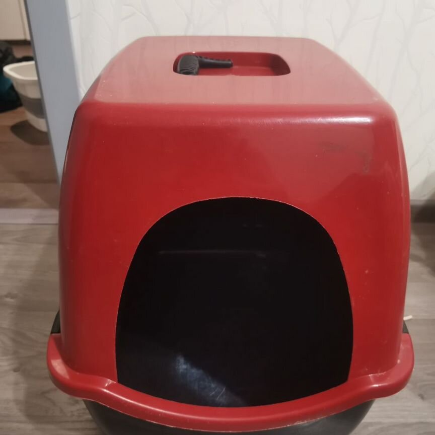 Кошачий лоток закрытый