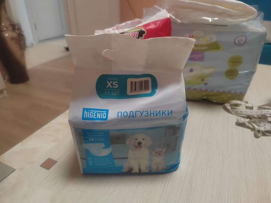 Подгузники для собак, впитывающие пояса s, пеленки