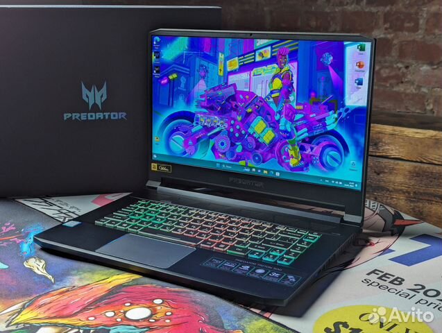 Acer Predator RTX 2060 6gb/i7/144hz купить в Москве | Электроника | Авито