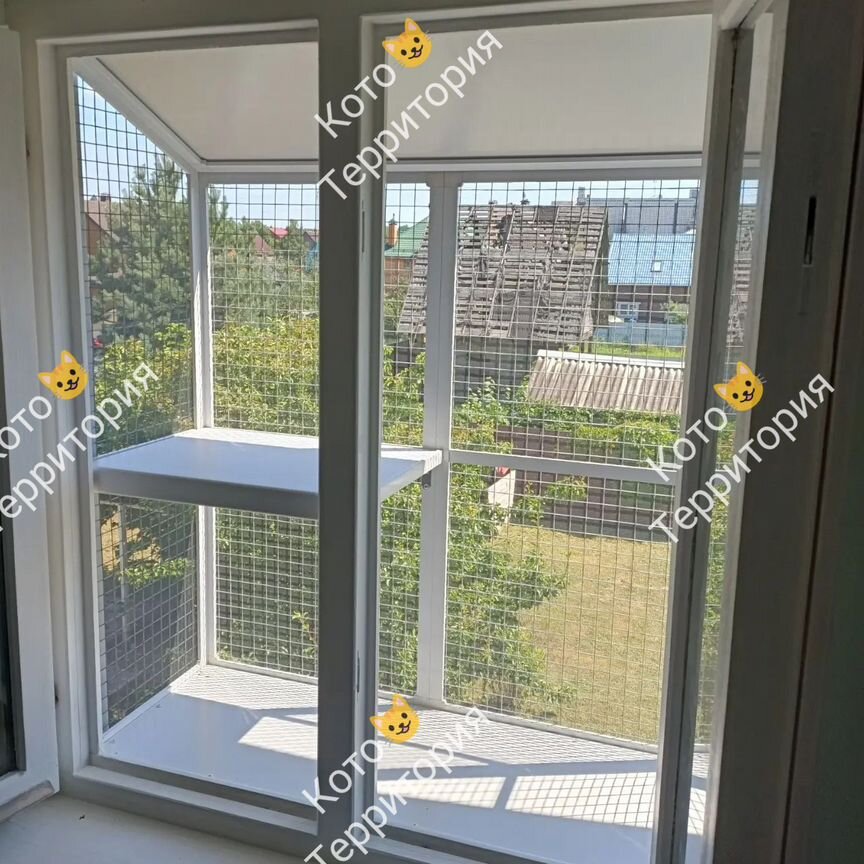 Сетка на окна антикошка