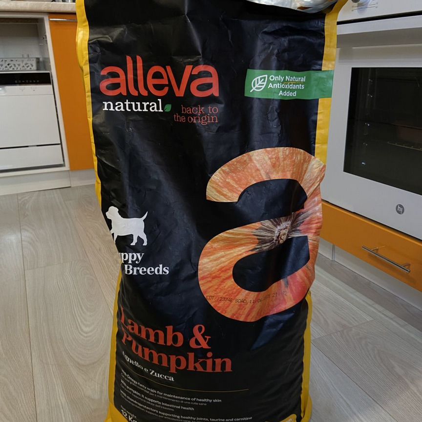 Корм Alleva для щенков средних и крупных пород