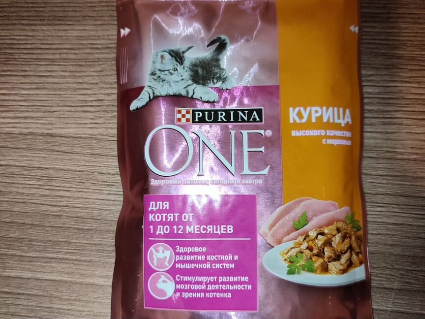 Влажный корм для котят "Purina One"