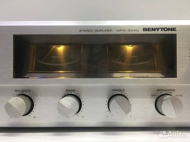Benytone MPA-3040 усилитель со стрелочками, с фоно купить в Москве | Электроника | Авито