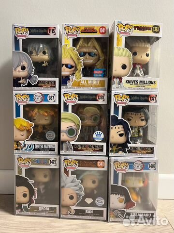 Funko Pop Demon Slayer One Piece Новые цены купить в Москве | Хобби и отдых | Авито