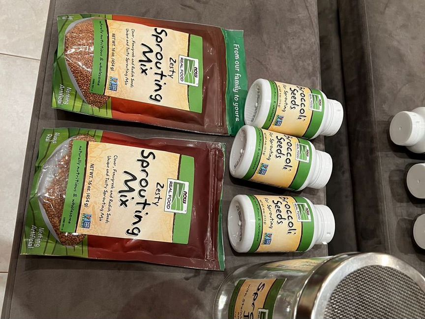 Семена для проращивания микрозелени now real food