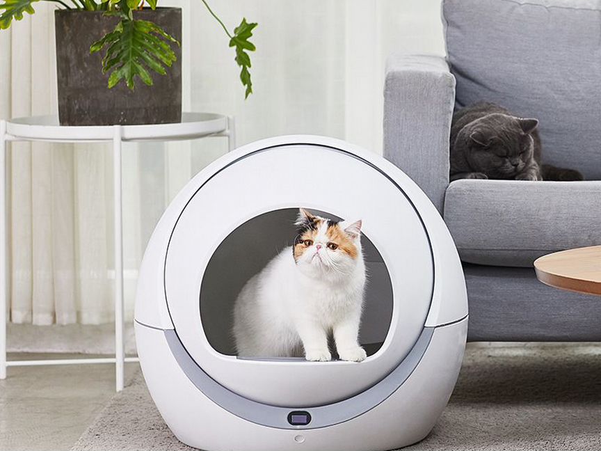 Автоматический туалет для кошек petree 1