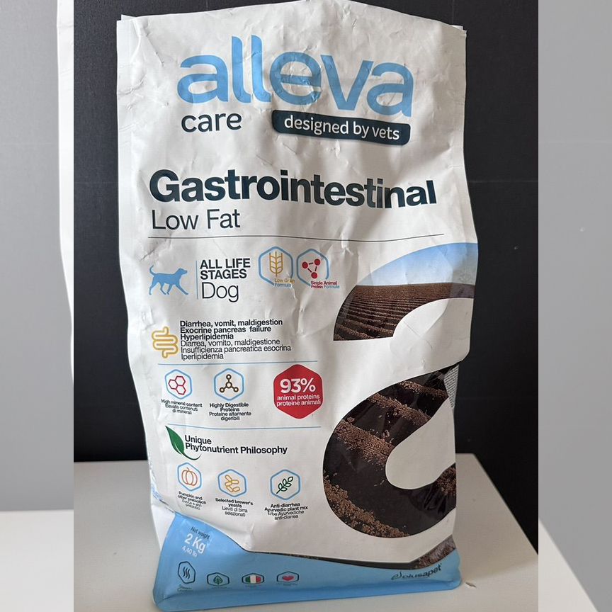Корм Alleva gastrointestinal для собак