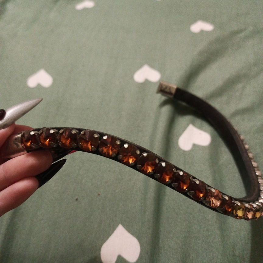 Налобник Equimarus Diamod(без ушек)