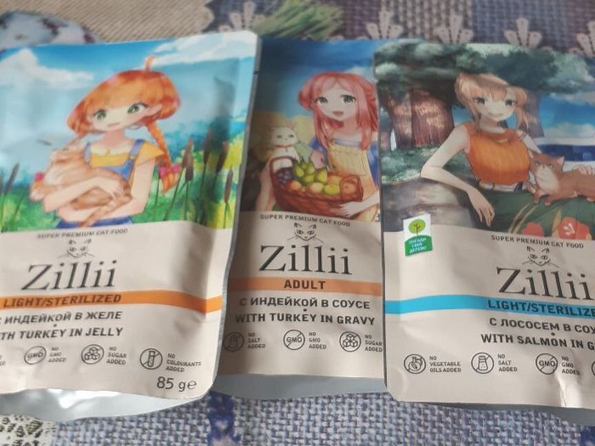 Влажный корм для кошек Zillii