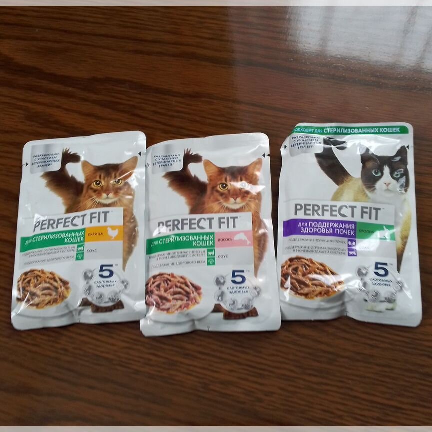 Влажный корм для кошек перфект фит