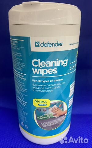 Салфетки для экранов Defender Optima (туба) купить в Санкт-Петербурге ...