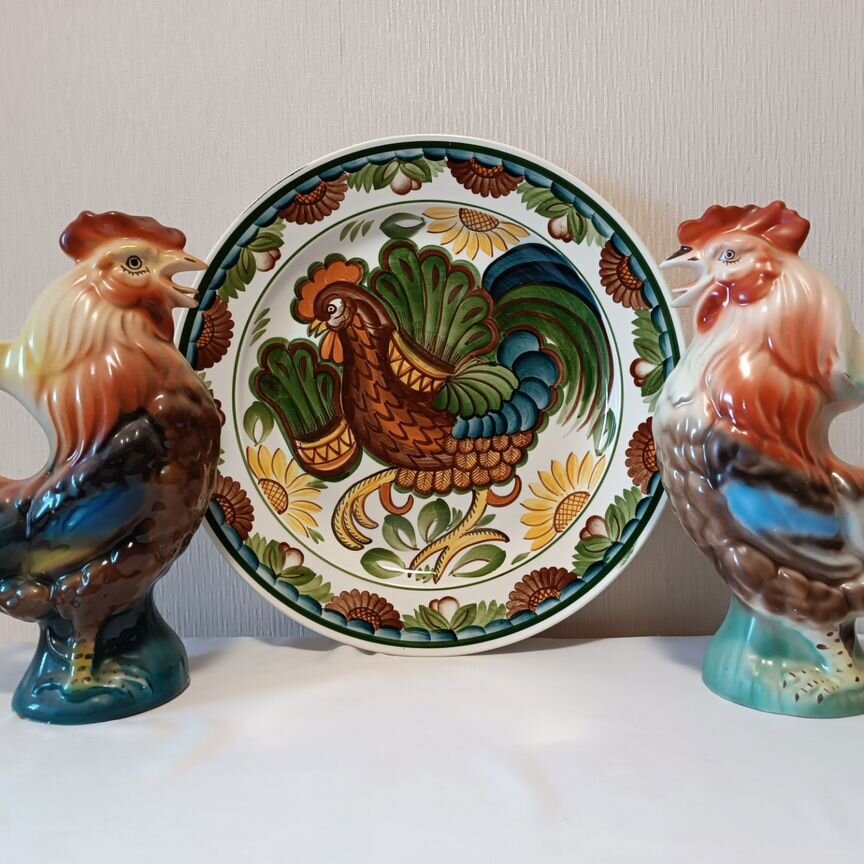 Декоративные петухи